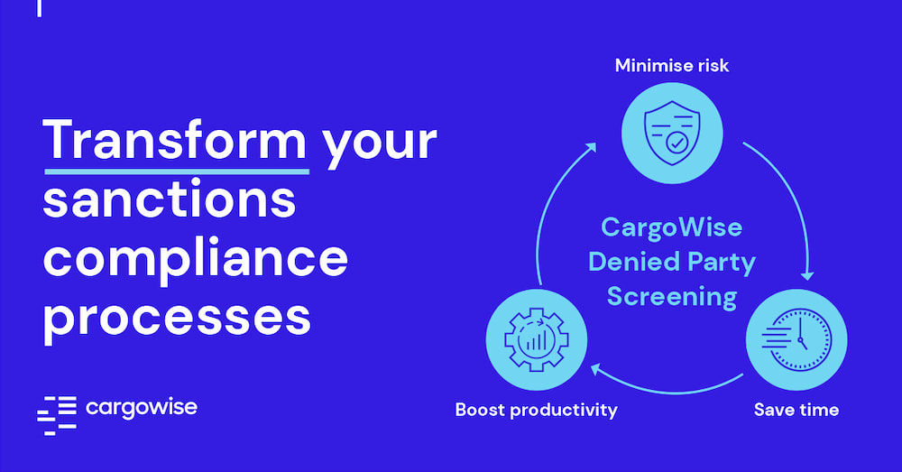 How data and technology are transforming sanctions compliance | CargoWise